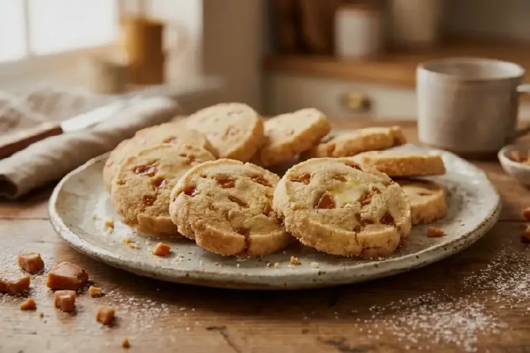 Toffee Shortbread Cookies for Warm Buttery Days